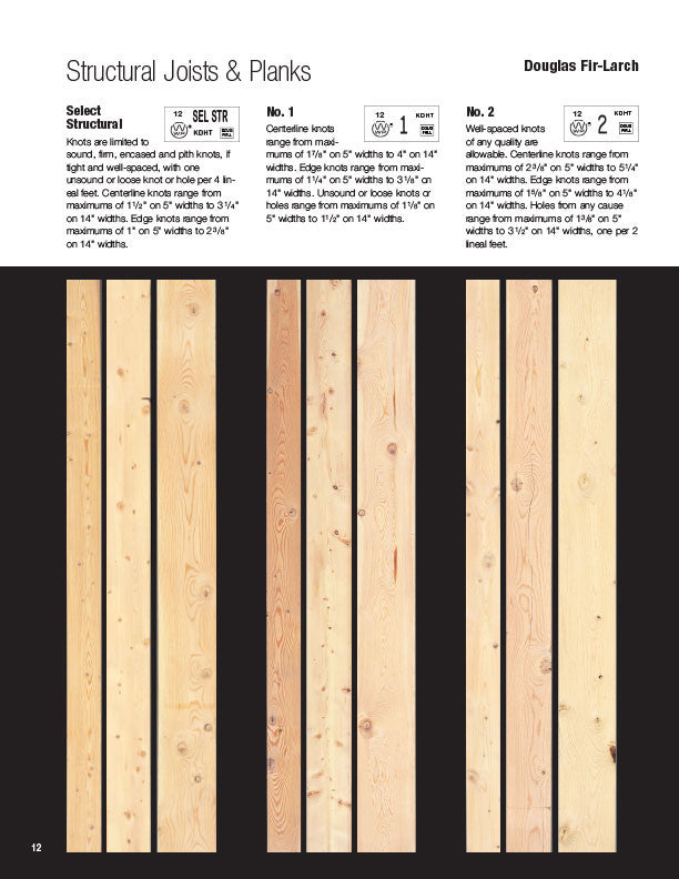 Species Book Vol. 1, Dimension Lumber – WWPA Store